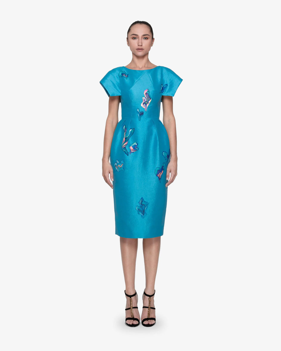 Heart of Aquamarine Blue Cocktail Dress – FashionRooftop